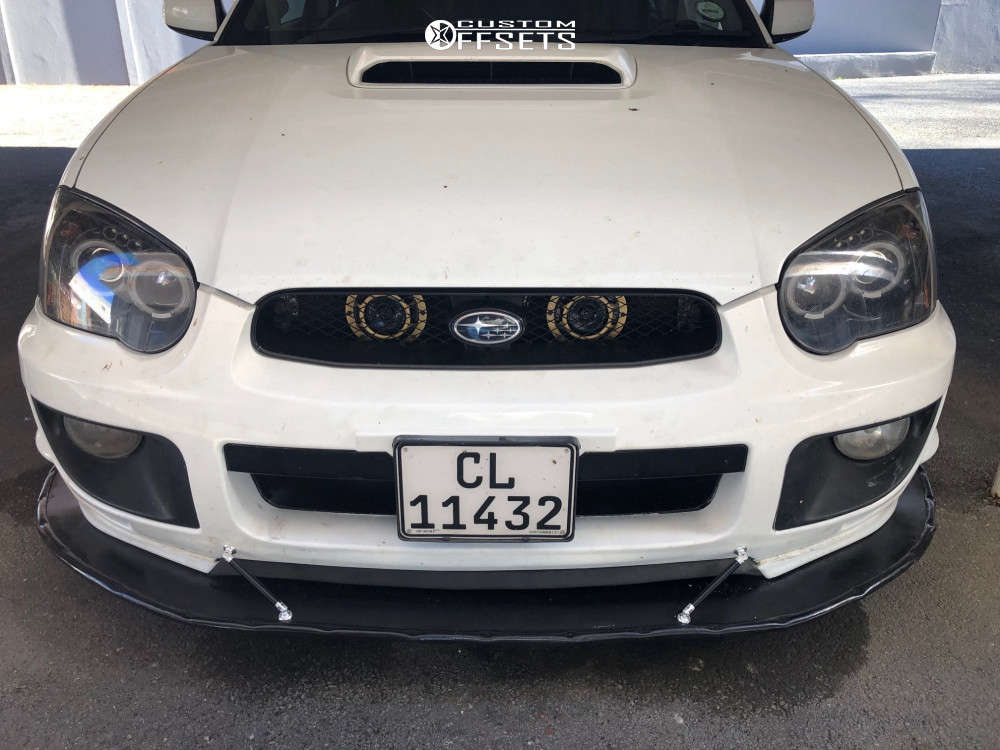 2003 Subaru WRX with 17x7.5 35 A-Line Claw and 225/45R17 Bridgestone ...