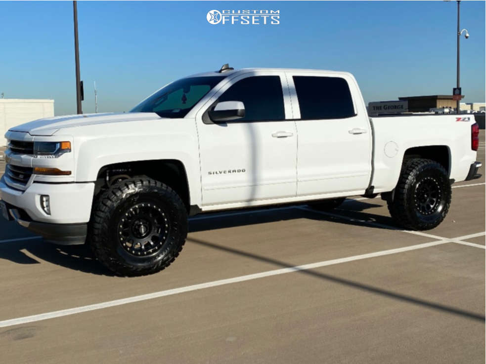 2017 Chevrolet Silverado 1500 with 17x8.5 0 Method Nv and 35/12.5R17 ...