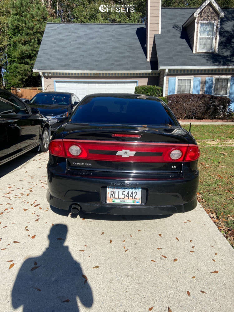 2003 Chevrolet Cavalier with 17x7.5 45 Voxx Falco and 215/45R17 ...