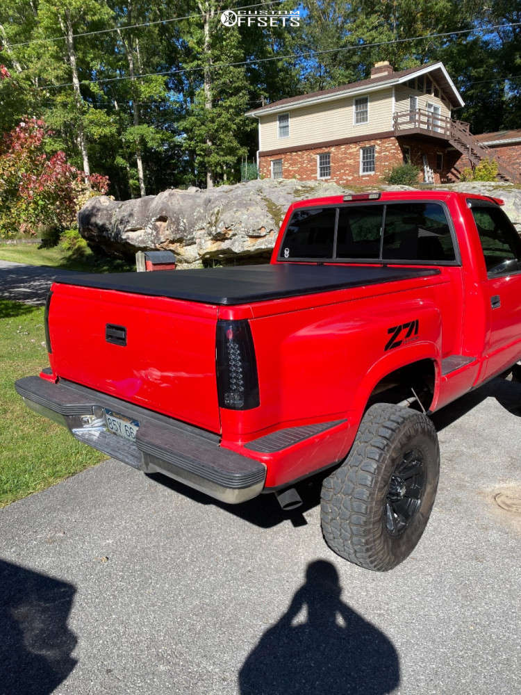 1996 Chevrolet K1500 with 18x12 -44 Dick Cepek Matrix and 35/12.5R18 ...