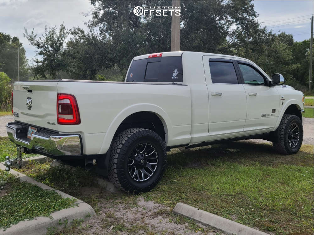 2019 Ram 2500 with 20x9 1 Fuel Warrior and 35/12.5R20 Nitto Terra ...