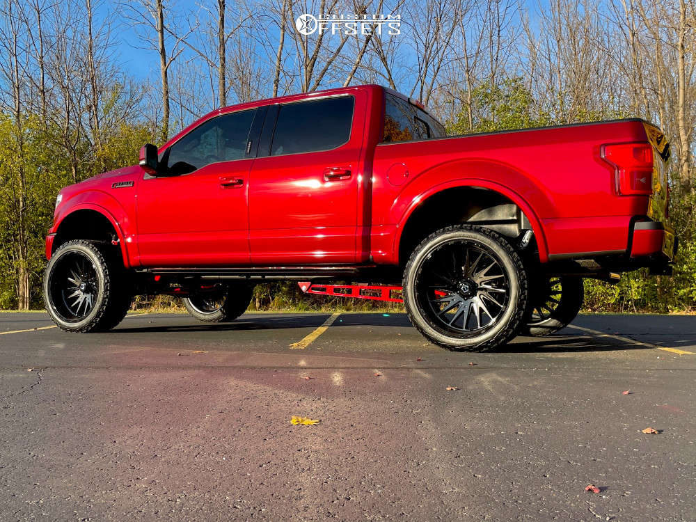 2018 Ford F-150 with 24x12 -44 TIS 547B and 35/13.5R24 Venom Power ...