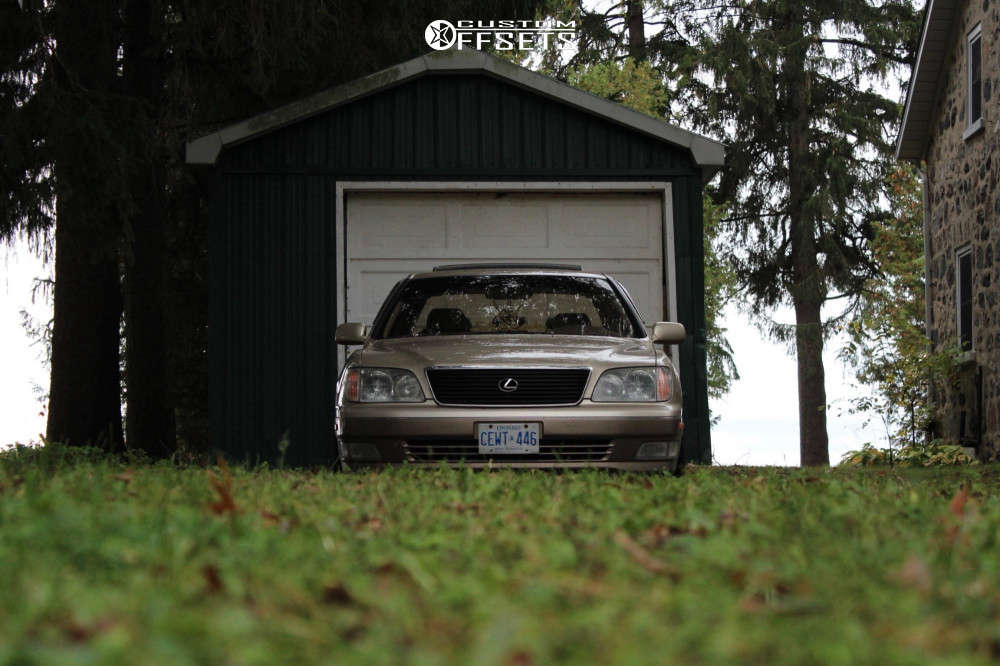 2000 Lexus LS400 with 18x8.5 32 ESM 002r and 225/40R18 Bridgestone N/a ...