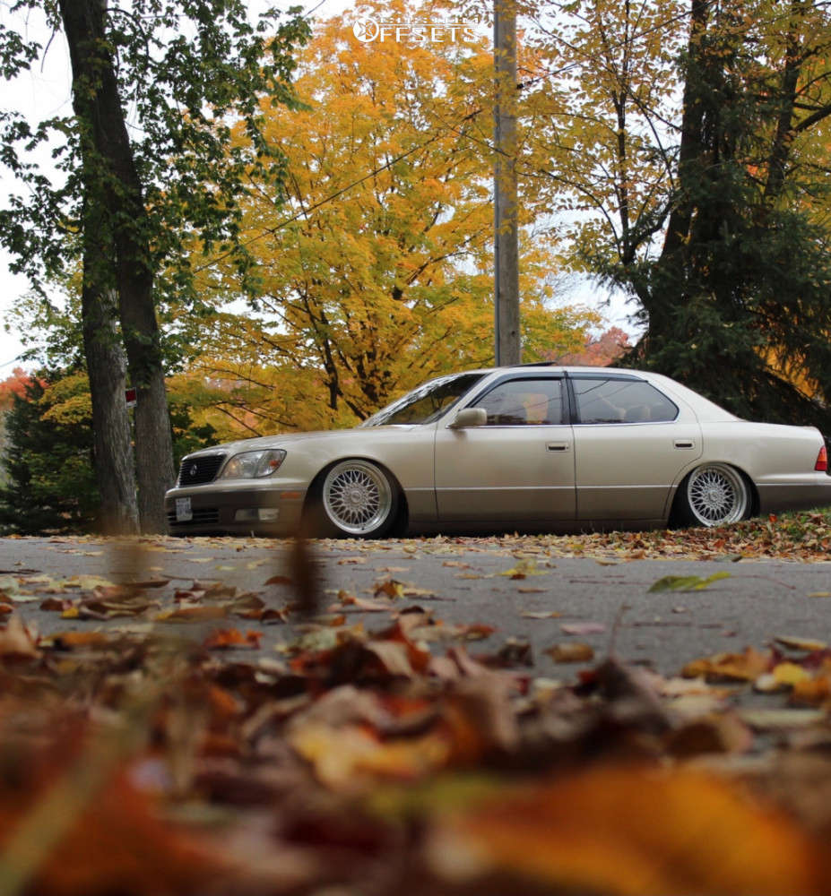 2000 Lexus LS400 with 18x8.5 32 ESM 002r and 225/40R18 Bridgestone N/a ...