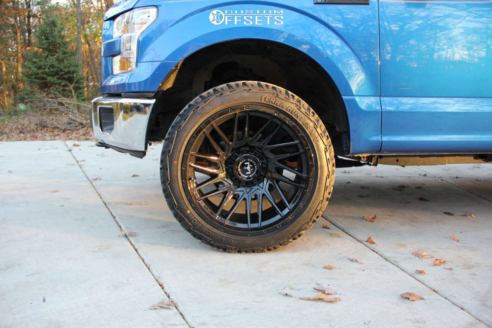2016 Ford F-150 with 22x12 -44 Motiv Offroad Mutant and 33/12.5R22 ...