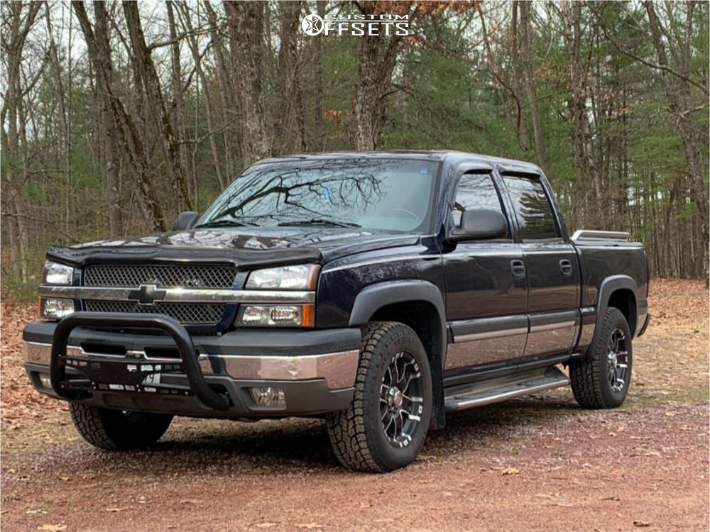 2005 Chevrolet Silverado 1500 with 18x9 12 Ultra Baron and 275/65R18 ...