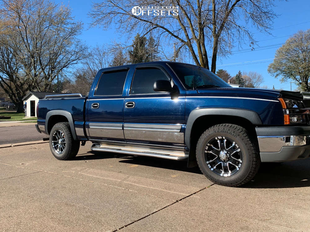 2005 Chevrolet Silverado 1500 with 18x9 12 Ultra Baron and 275/65R18 ...