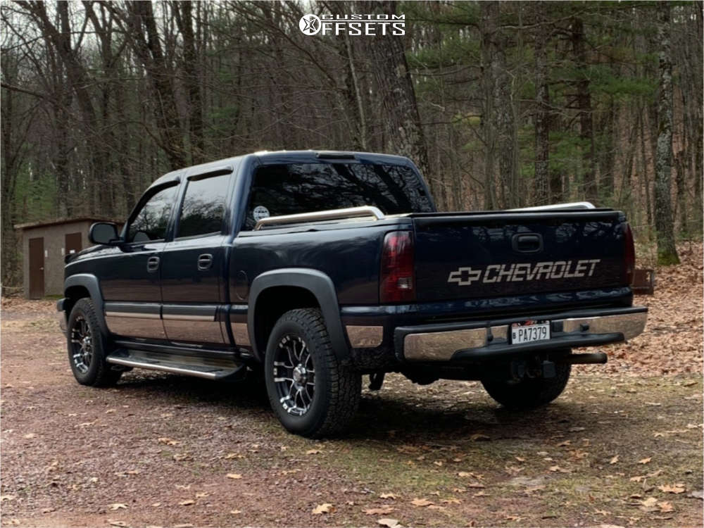 2005 Chevrolet Silverado 1500 with 18x9 12 Ultra Baron and 275/65R18 ...