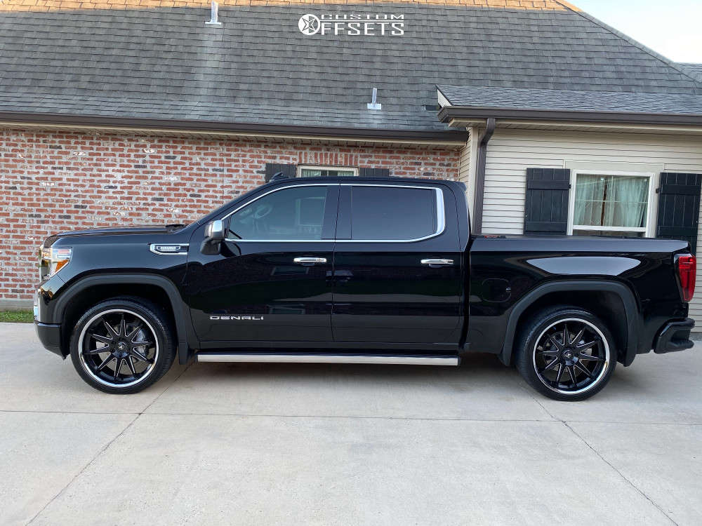 2020 GMC Sierra 1500 with 24x10 30 Asanti ABL-29 and 25/10.5R24 Lexani ...