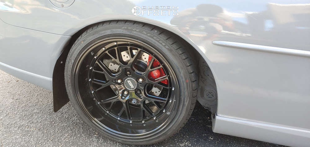 2004 Dodge Stratus with 18x9.5 15 ESR Cs11 and 235/45R18 Achilles ATR ...