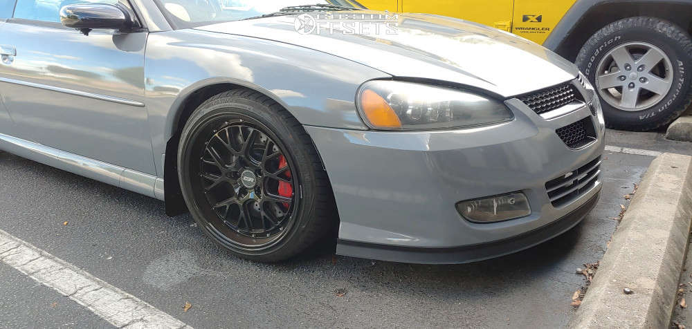 2004 Dodge Stratus with 18x9.5 15 ESR Cs11 and 235/45R18 Achilles ATR ...