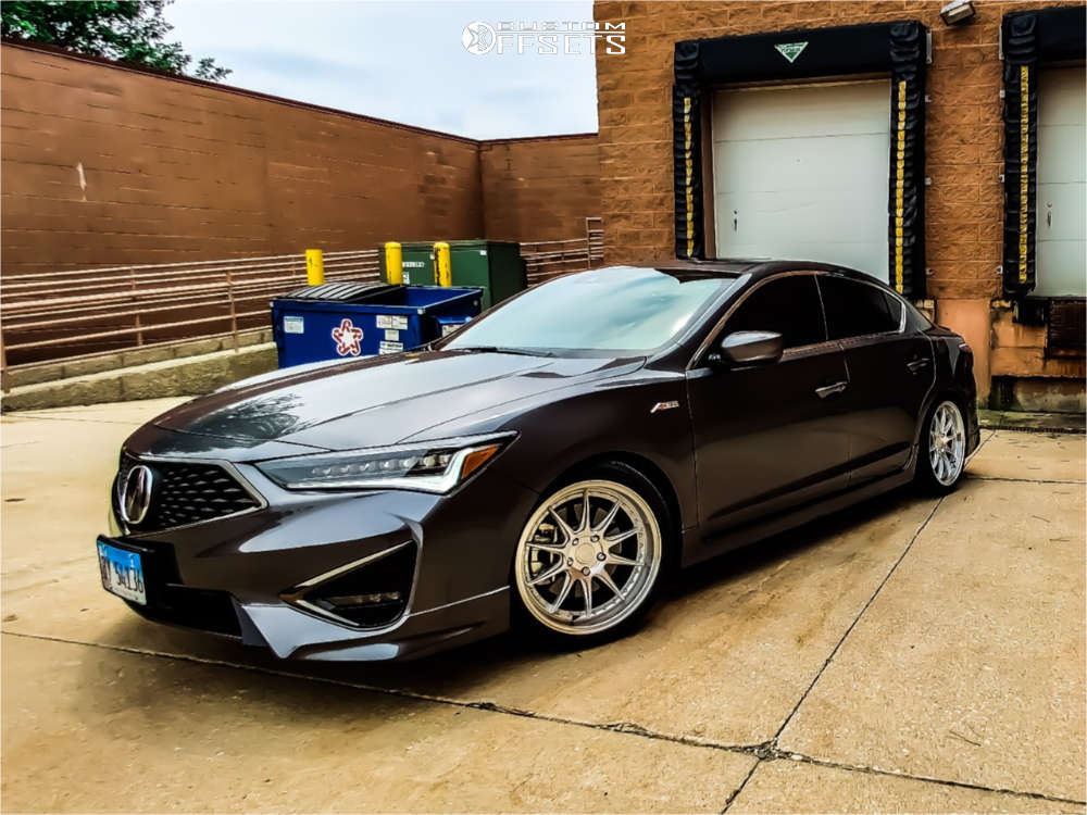 2020 Acura ILX with 18x8.5 35 Aodhan Ds07 and 225/40R18 Continental ...