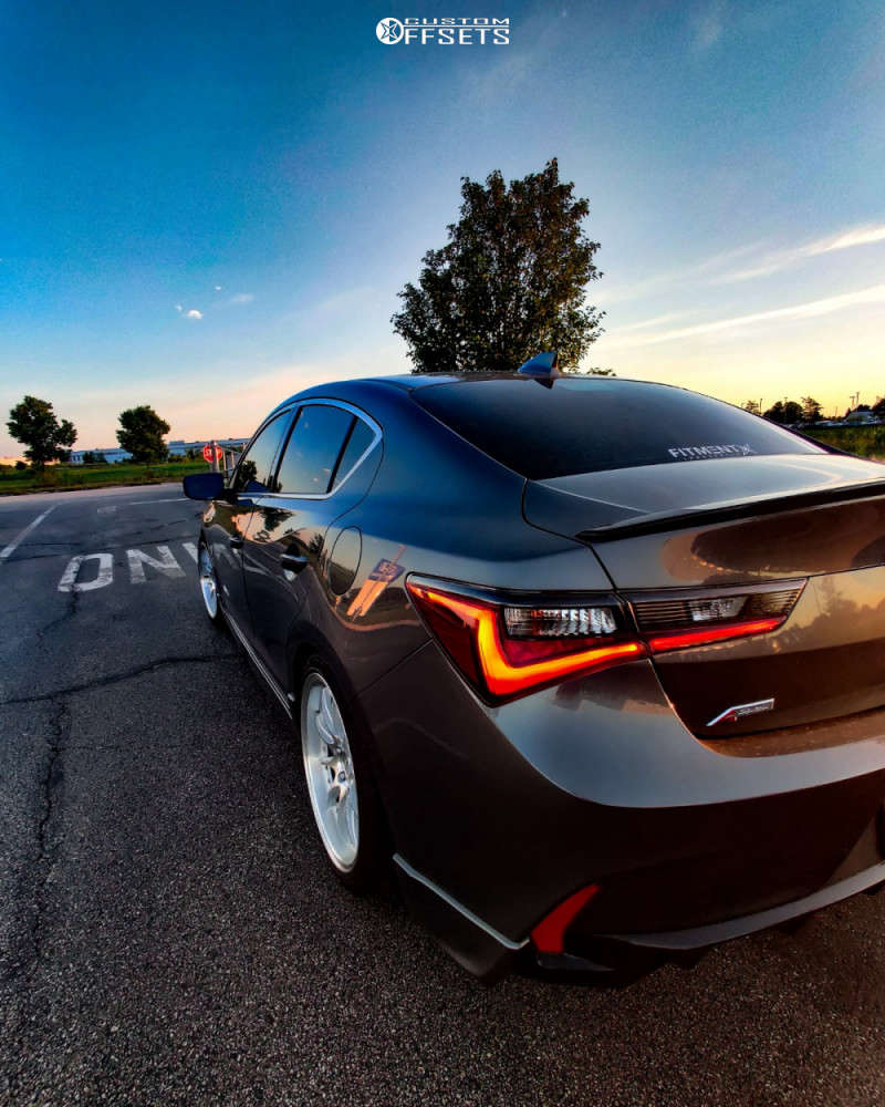 2020 Acura ILX with 18x8.5 35 Aodhan Ds07 and 225/40R18 Continental ...
