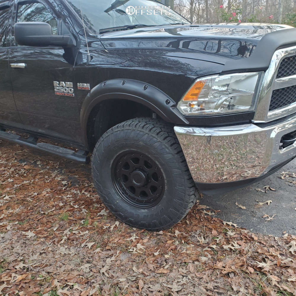 2017 Ram 2500 with 17x8.5 15 Pacer Nighthawk and 35/12.5R17 Toyo Tires ...