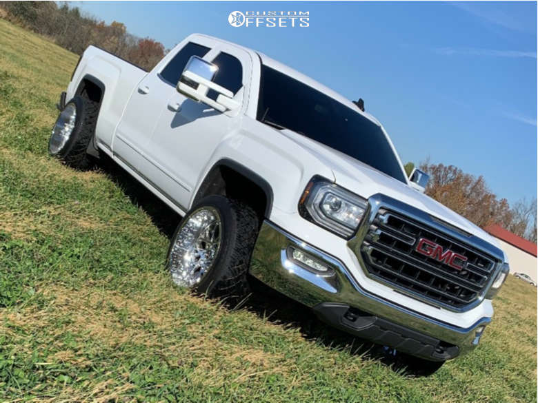 2016 GMC Sierra 1500 with 22x12 -51 Vision Rocker and 305/45R22 Nitto ...
