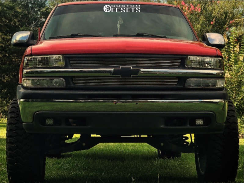 2000 Chevrolet Silverado 1500 with 24x9.5 30 Eclipse Replica 278 and 35 ...