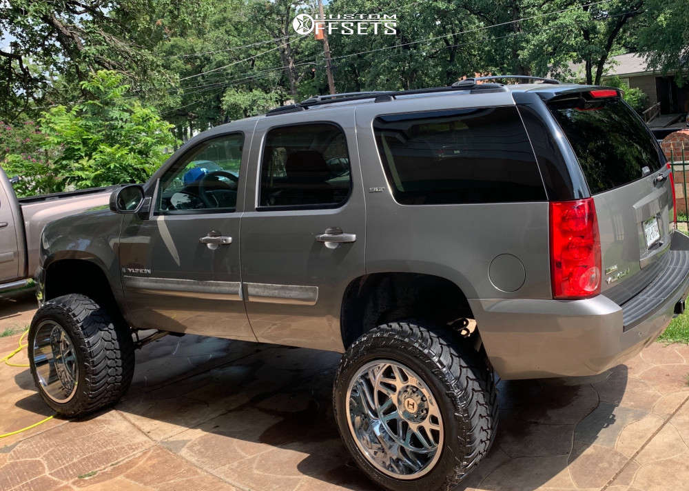 2007 GMC Yukon with 22x14 -76 Hostile H108 and 35/12.5R22 AMP Mud ...