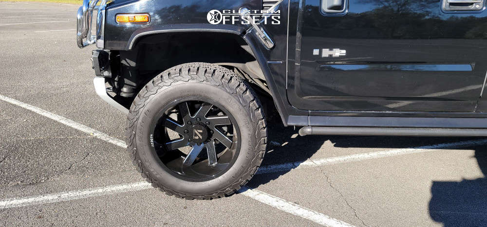 2009 HUMMER H2 with 20x12 -51 ARKON OFF-ROAD Lincoln and 35/12.5R20 ...