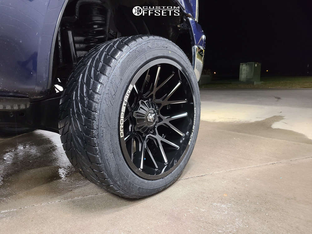 2005 Ford F-250 Super Duty with 22x12 -44 Dropstars 654mb and 305/45R22 ...