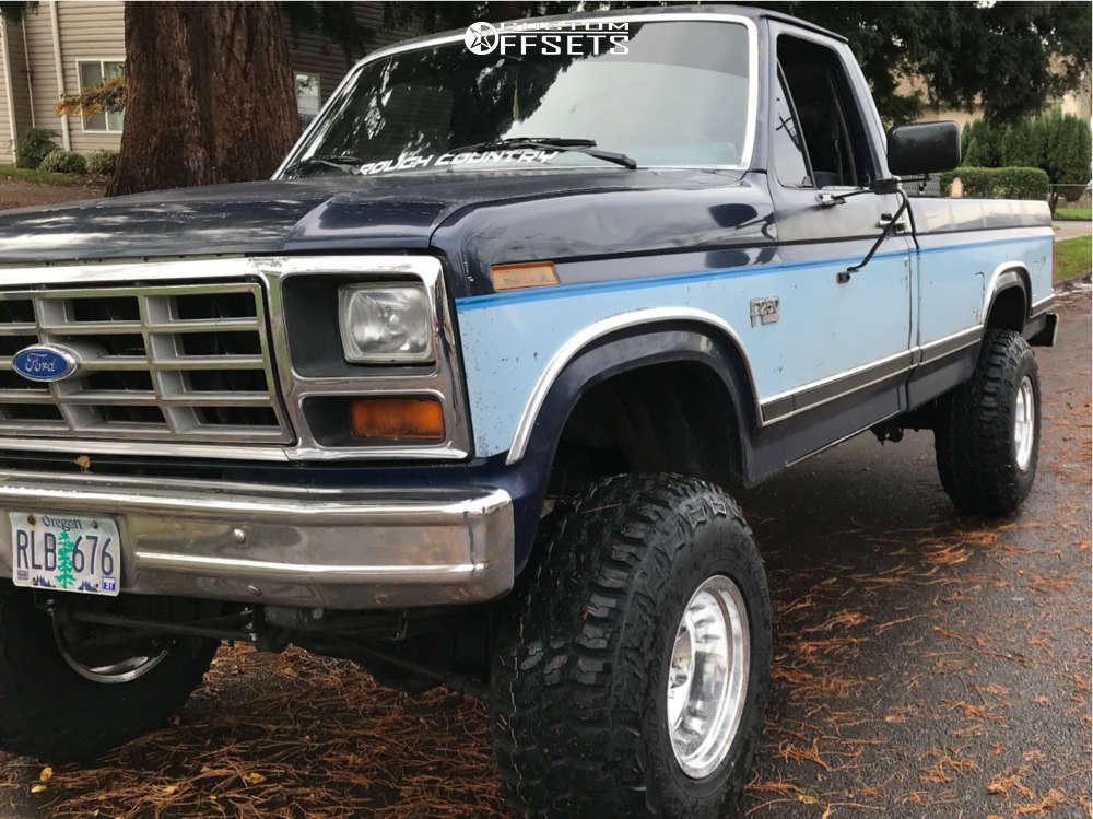 1985 Ford F-250 with 16x12 -50 Mickey Thompson Classic Iii and 35/12 ...