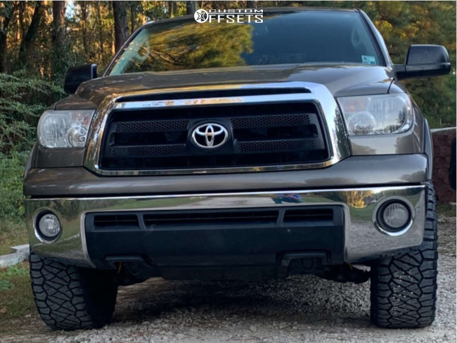2012 Toyota Tundra with 20x9 12 Mamba M25 and 305/50R20 Nitto Ridge ...