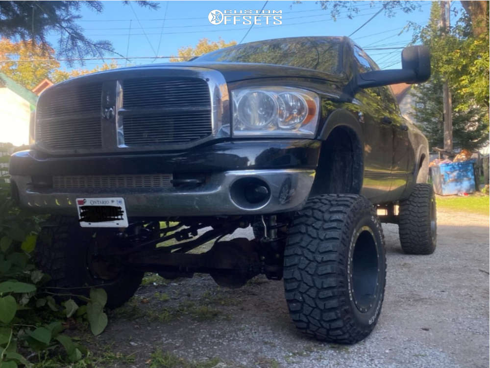 2008 Dodge Ram 2500 with 18x12 -44 Fuel Maverick and 38/15.5R18 Cooper ...