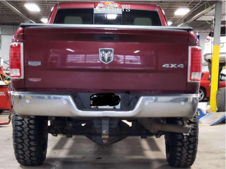 2016 Ram 2500 with 18x9 1 Ultra Nemesis and 35/12.5R18 Milestar ...