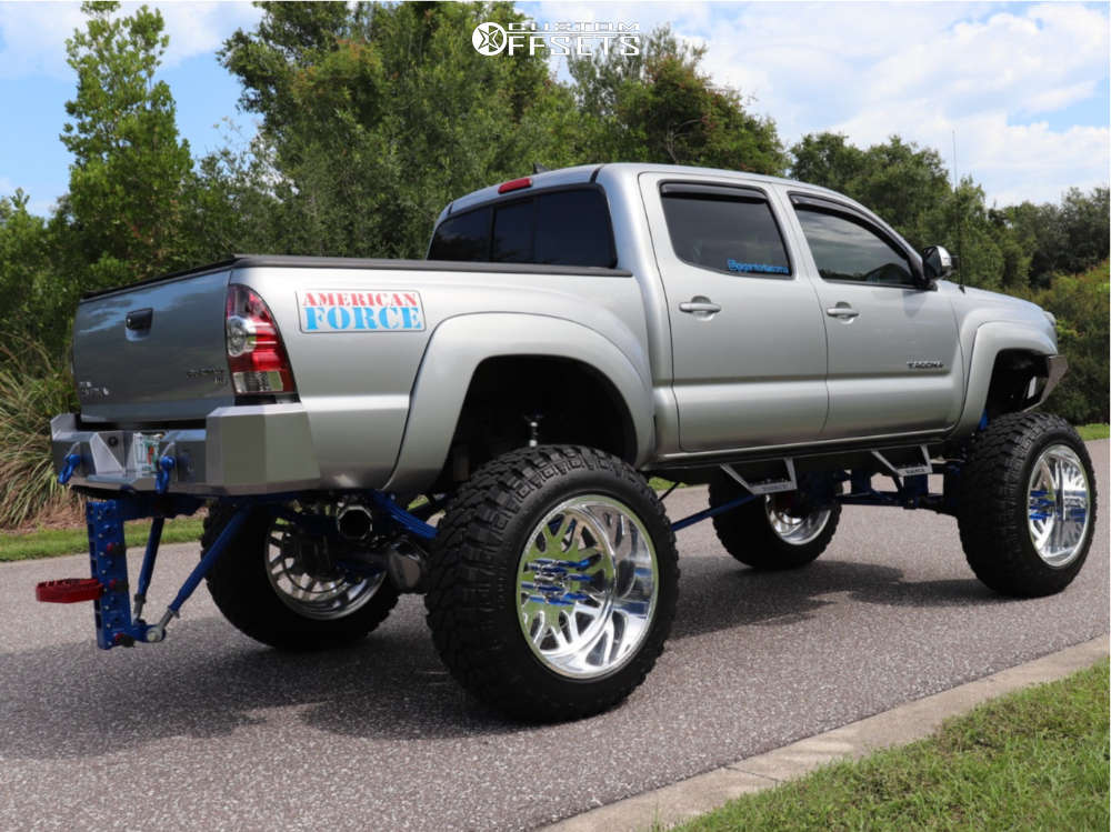 2015 Toyota Tacoma with 24x14 -73 American Force Trax Ss and 40/13.5R24 ...
