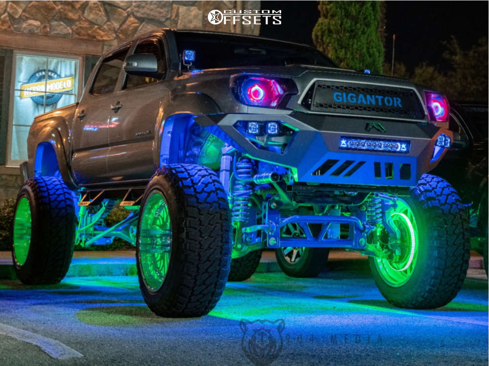 2015 Toyota Tacoma with 24x14 -73 American Force Trax Ss and 40/13.5R24 ...