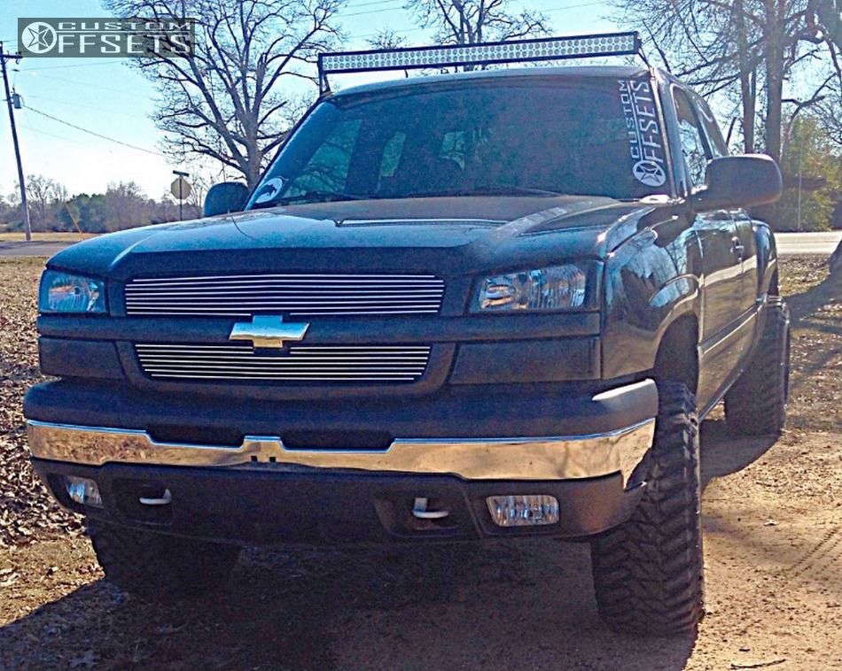 2003 Chevrolet Silverado 1500 with 20x12 -44 Fuel Maverick and 33/12 ...