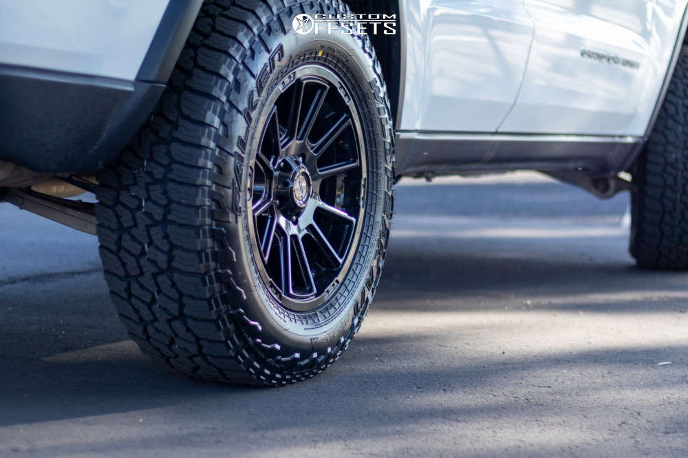 2017 Jeep Grand Cherokee with 18x8.5 18 American Racing Ar933 and 265 ...