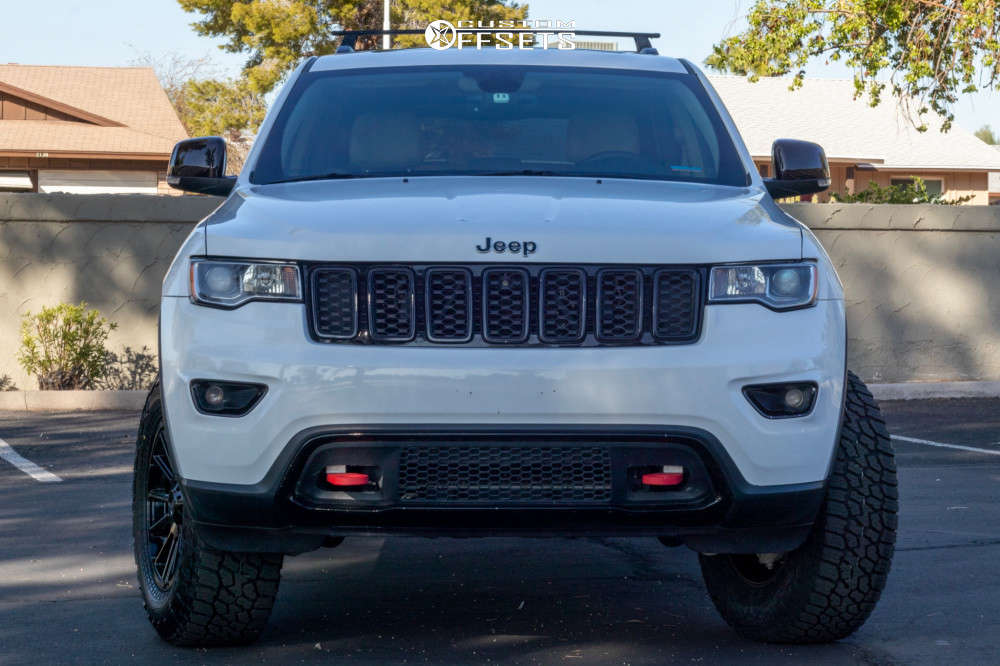 2017 Jeep Grand Cherokee with 18x8.5 18 American Racing Ar933 and 265 ...