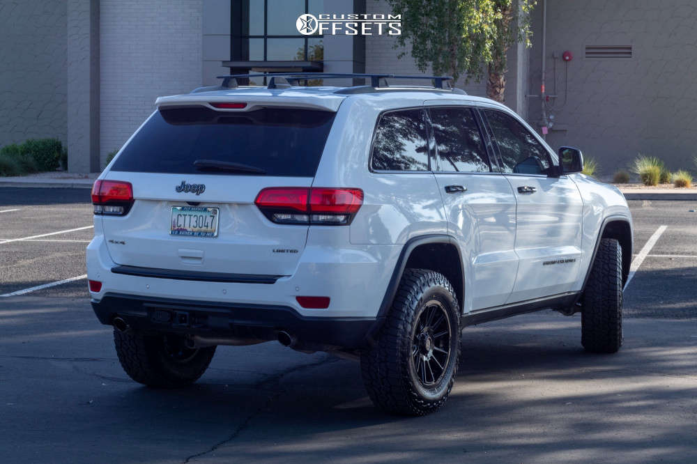 2017 Jeep Grand Cherokee with 18x8.5 18 American Racing Ar933 and 265 ...