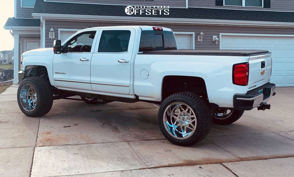 2016 Chevrolet Silverado 2500 HD with 24x14 -76 RBP 71r and 37/13.5R24 ...