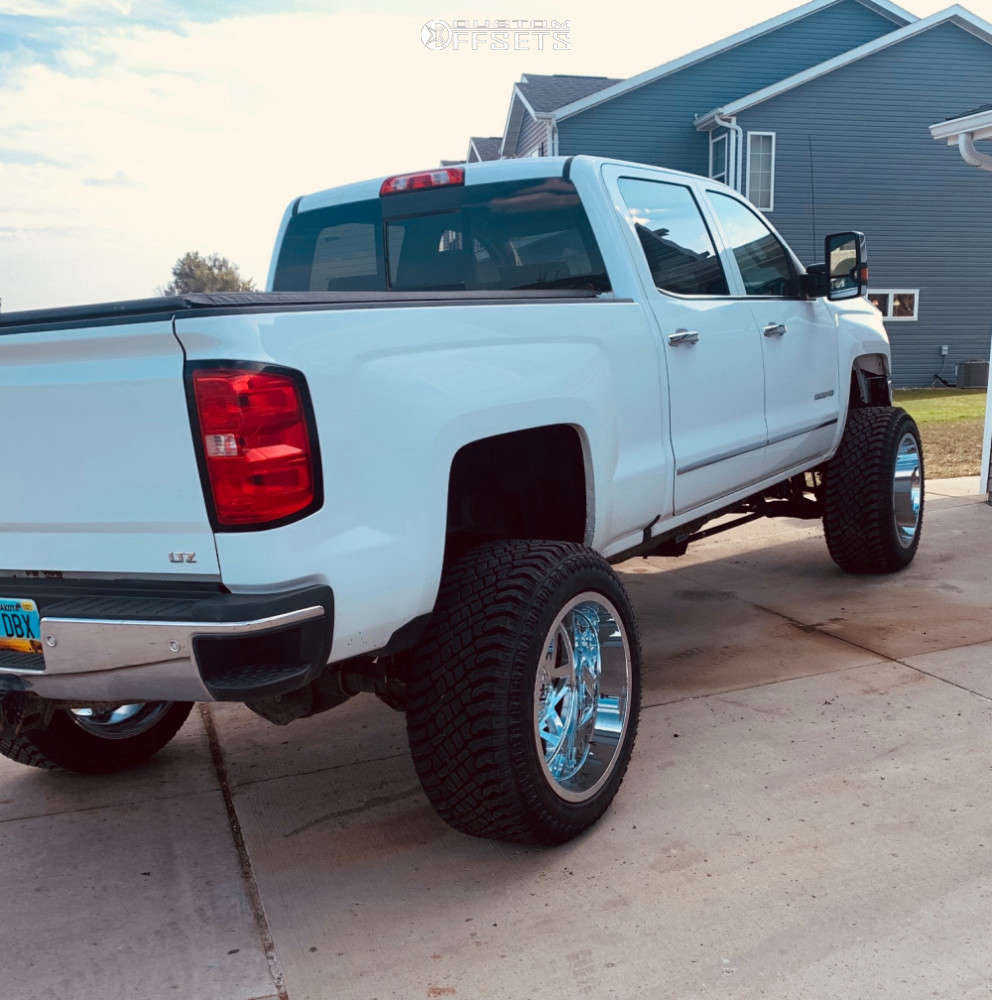 2016 Chevrolet Silverado 2500 HD with 24x14 -76 RBP 71r and 37/13.5R24 ...