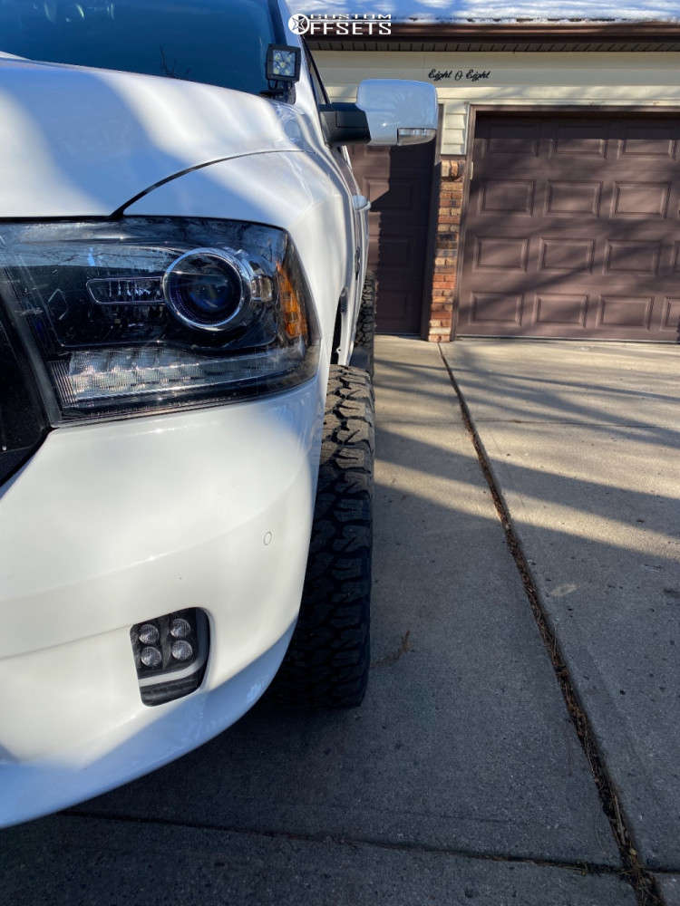 2018 Ram 1500 with 20x12 -44 Wicked Offroad W903 and 33/12.5R20 ...