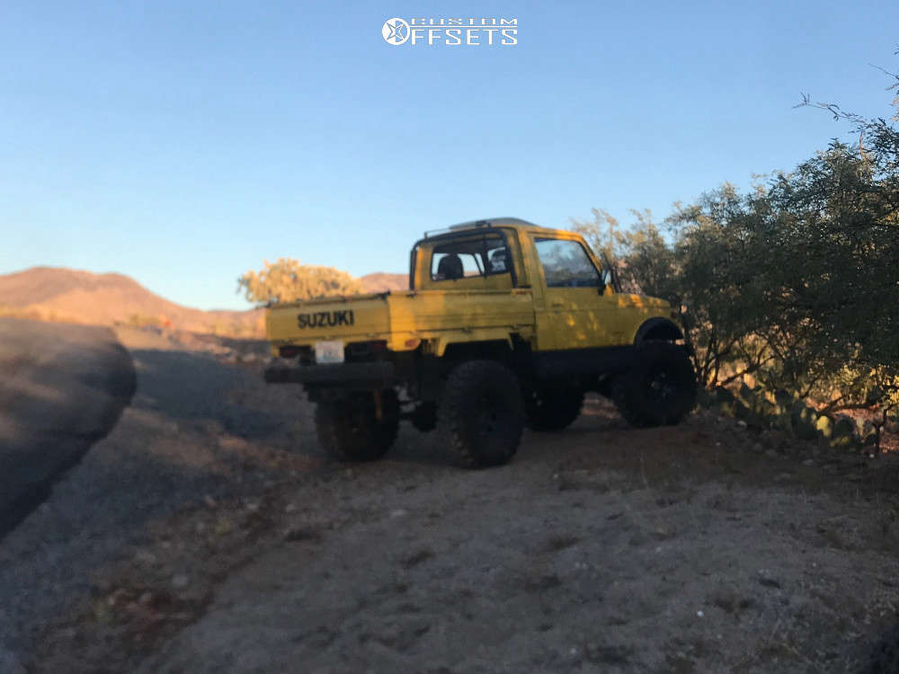 1985 Suzuki SJ413 with 15x7 0 Black Iron Magnum and 32/9.5R15 Super ...