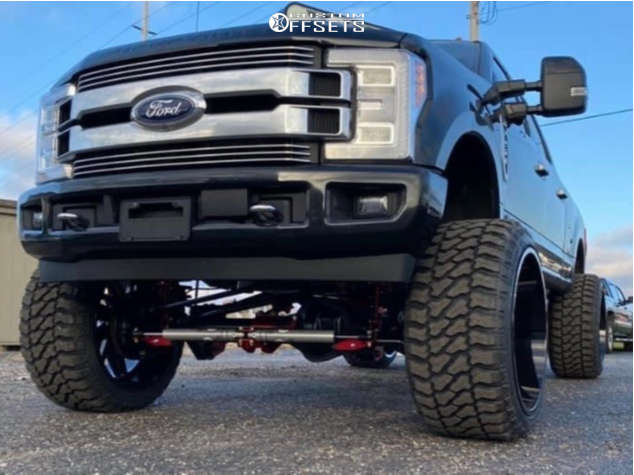 2018 Ford F-250 Super Duty with 26x16 -101 Hostile Jigsaw and 38/15 ...