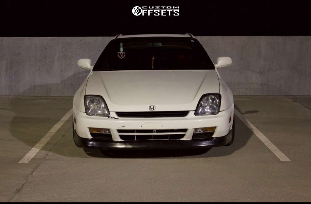 1999 Honda Prelude with 17x8 35 AVID1 AV6 and 205/40R17 Federal SS595 ...