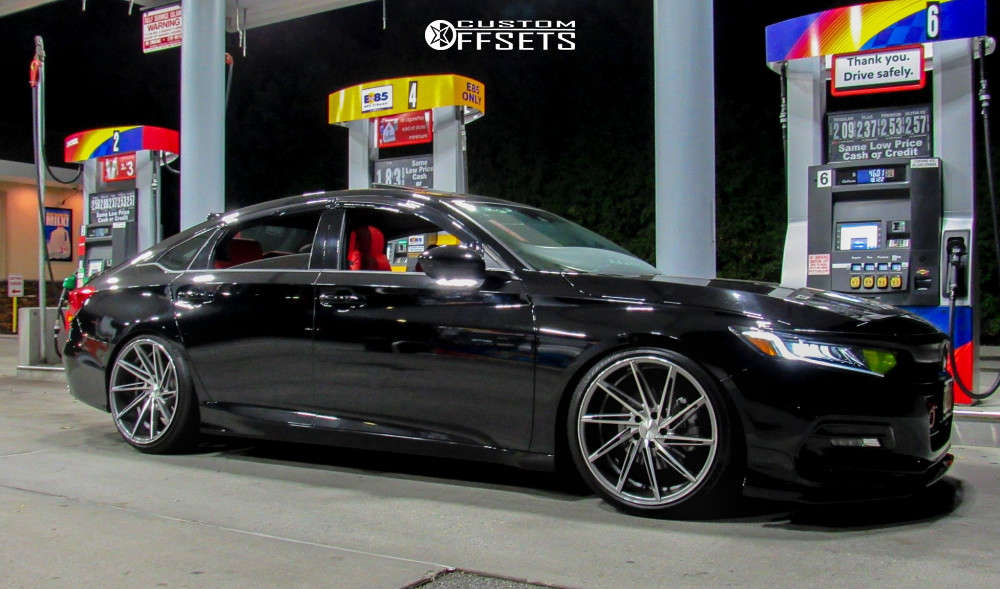 2019 Honda Accord with 20x9 35 INOVIT Turbine and 245/35R20 Lexani Lx ...