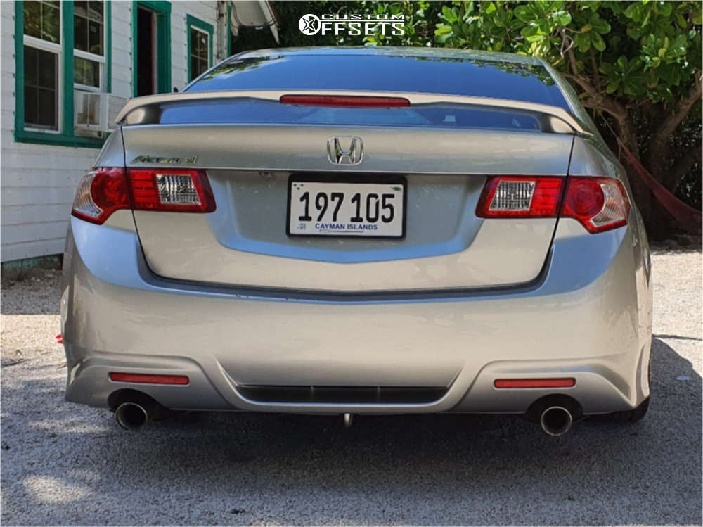 2010 Acura TSX with 18x8 35 JNC Jnc026 and 225/40R18 Presa Psas1 and ...