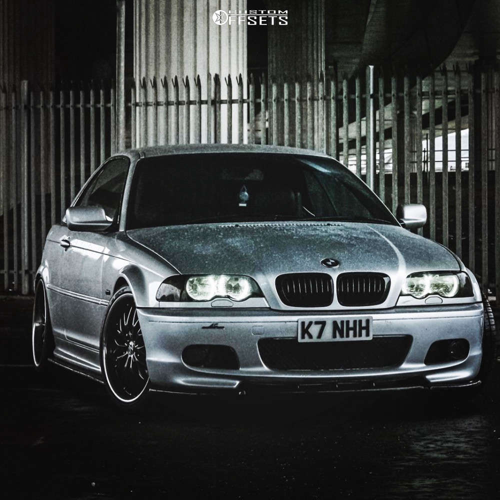 2002 BMW 330Ci with 19x8.5 35 Ac Schnitzer Type 2 and 235/35R19 Falken ...