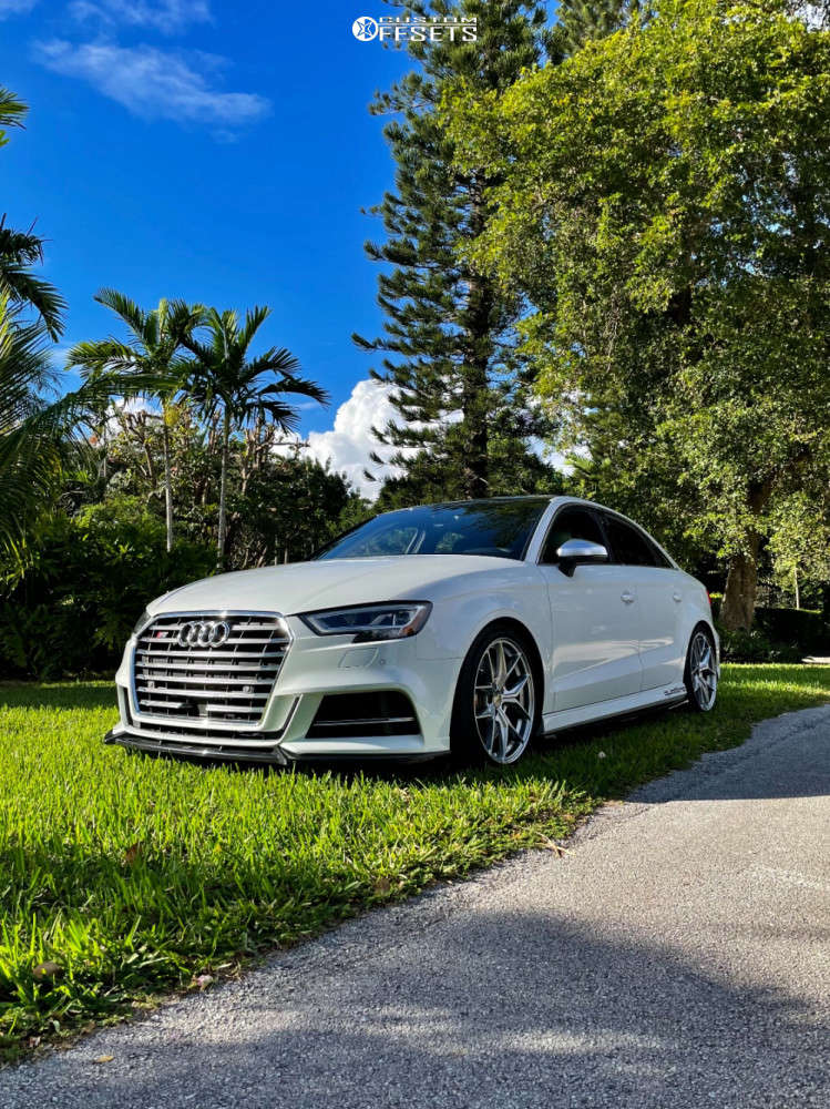 2018 Audi S3 with 18x8 45 Enkei Tsr-x and 225/40R18 Pirelli Cinturato ...
