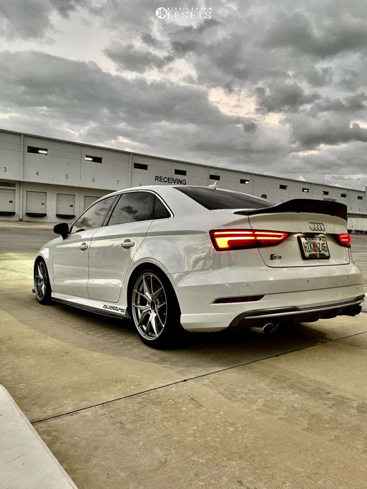 2018 Audi S3 with 18x8 45 Enkei Tsr-x and 225/40R18 Pirelli Cinturato ...