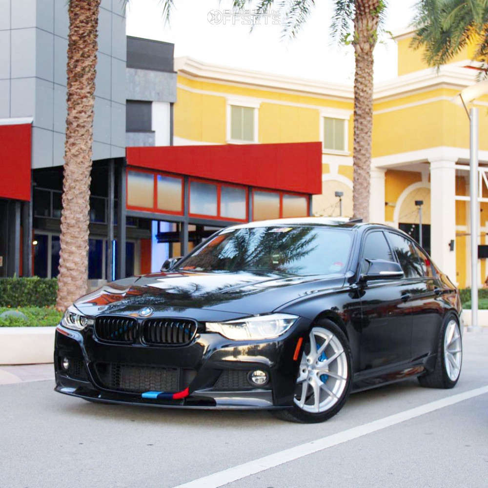 2018 BMW 340i with 19x8.5 35 Aodhan AFF7 and 245/40R19 Achilles Atr ...