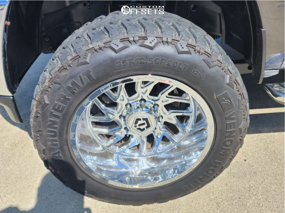 2019 Ram 3500 with 20x12 -44 TIS 544C and 35/12.5R20 Venom Power Terra Hunter Mt and Suspension ...