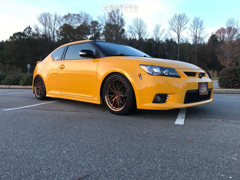 2012 Scion TC with 18x8.5 35 XXR 571 and 235/35R18 Thunderer Mach Iv ...