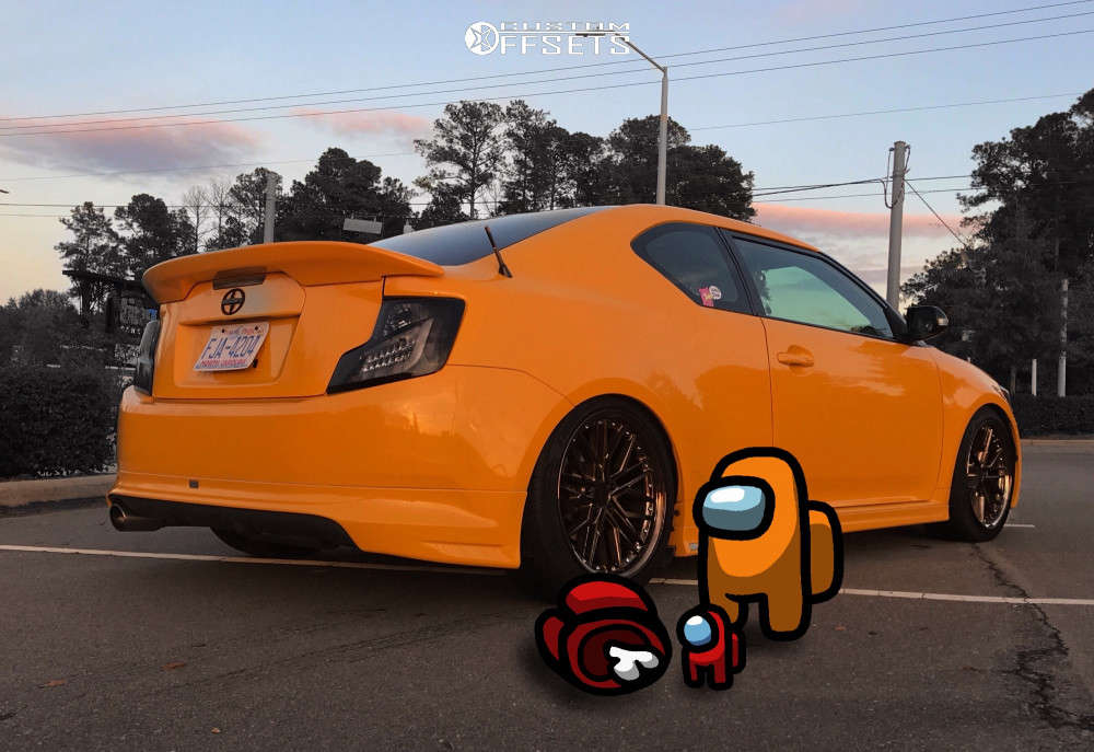 2012 Scion TC with 18x8.5 35 XXR 571 and 235/35R18 Thunderer Mach Iv ...