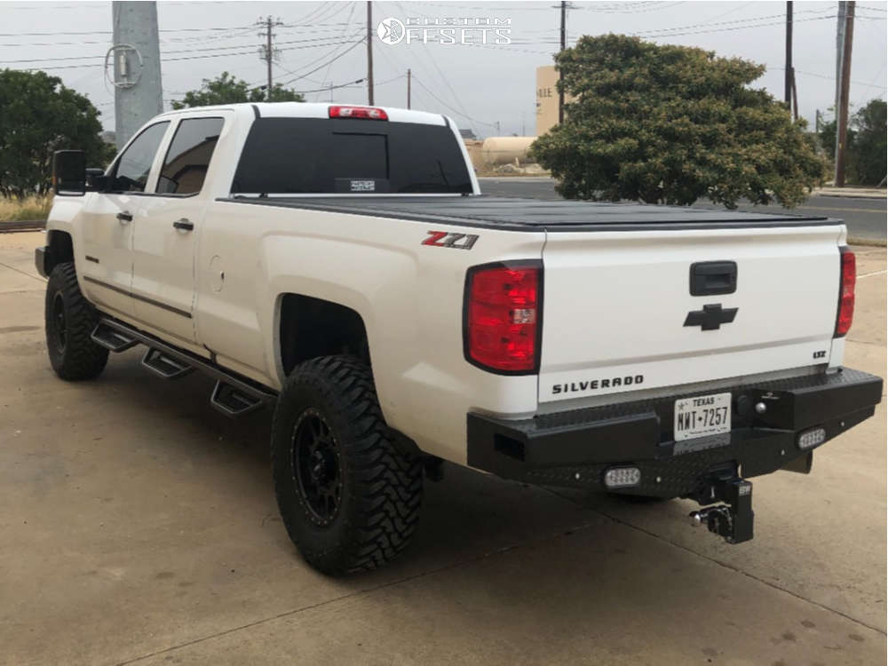 2019 Chevrolet Silverado 3500 HD with 18x9 18 Method NV HD and 315/70R18 Toyo Tires Open Country ...