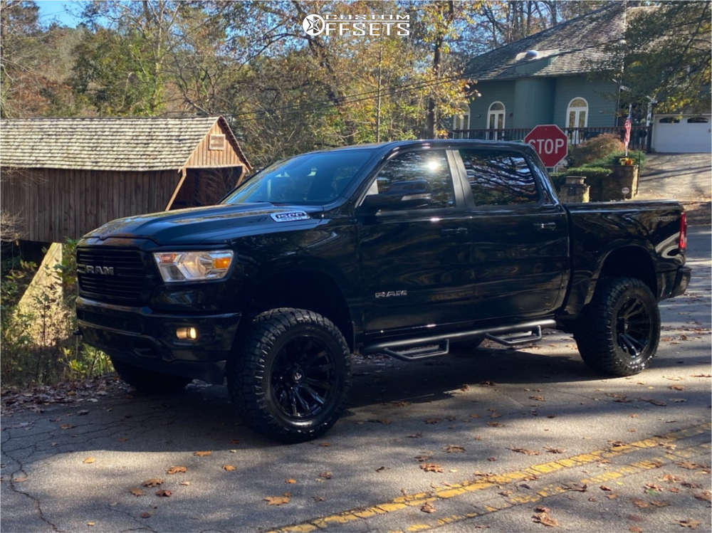 2020 Ram 1500 with 20x10 -18 Fuel Blitz and 35/12.5R20 Nitto Ridge ...
